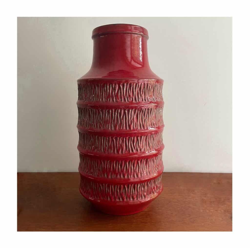 Large (floor) vase, Jasba Keramik,W-Germany, 60s Studio Tout