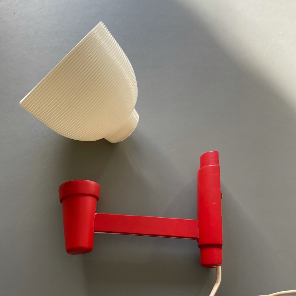 Rare Rotaflex wall light, 1960s Studio Tout