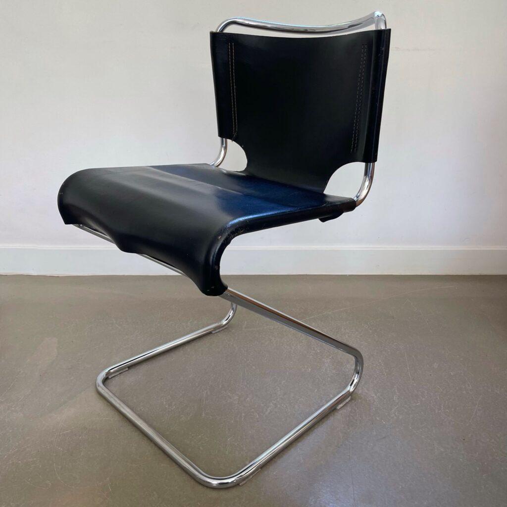 set of 2 dining chairs 'Biscia', designed by Pascal Mourgue for Steiner ...