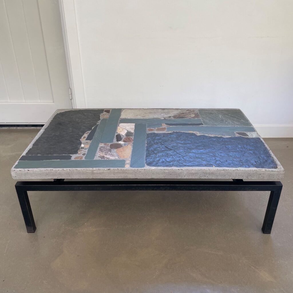 Brutalist coffee table, Paul Kingma, 1960s, The Netherlands Studio Tout