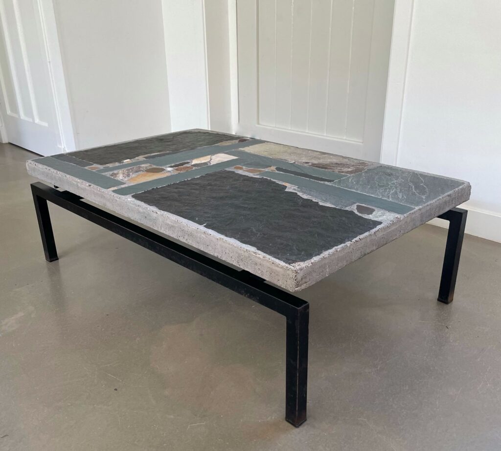 Brutalist coffee table, Paul Kingma, 1960s, The Netherlands Studio Tout