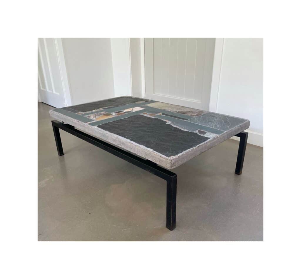 Brutalist coffee table, Paul Kingma, 1960s, The Netherlands Studio Tout