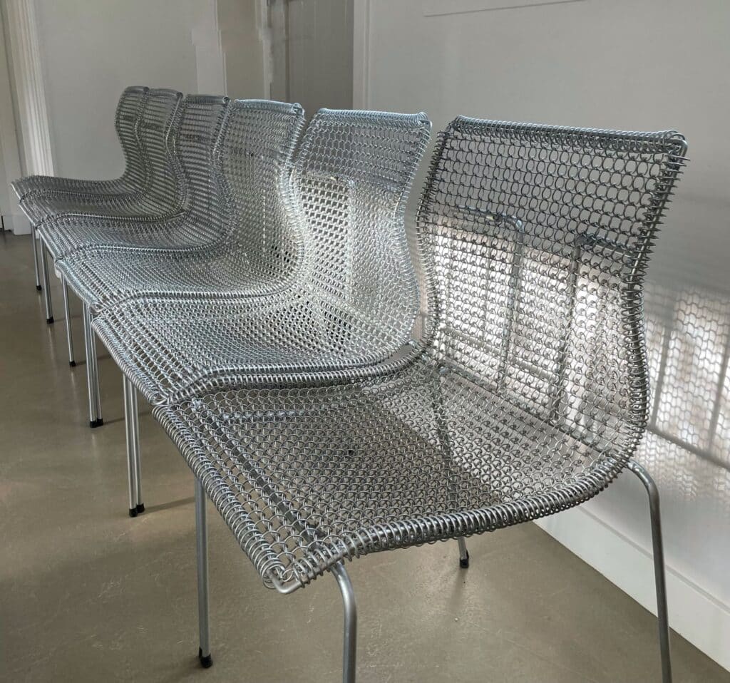 set of 6 'Rascal' chairs designed by Niall O'Flynn for 't Spectrum, 90s ...